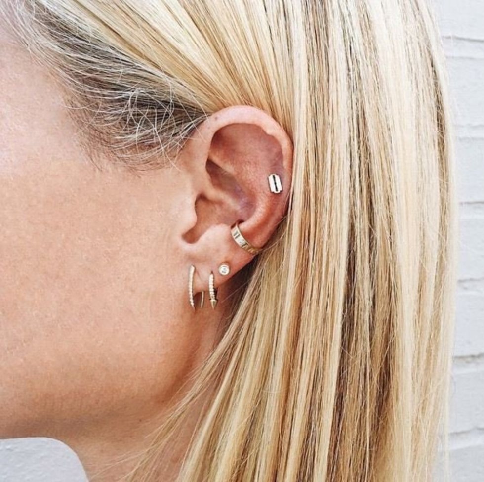 The 50 Most Unique Multiple Ear Piercing Ideas Stylist
