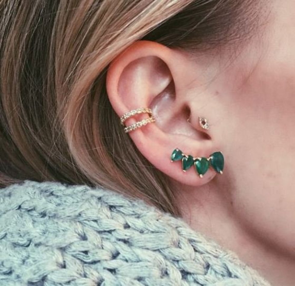 The 50 most unique multiple ear piercing ideas | Stylist
