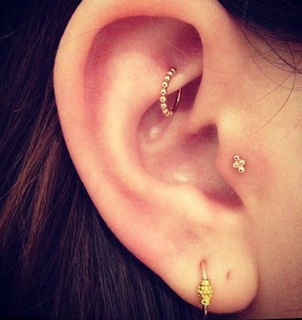 The 50 most unique multiple ear piercing ideas | Stylist