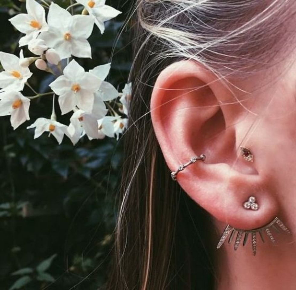 The 50 most unique multiple ear piercing ideas | Stylist