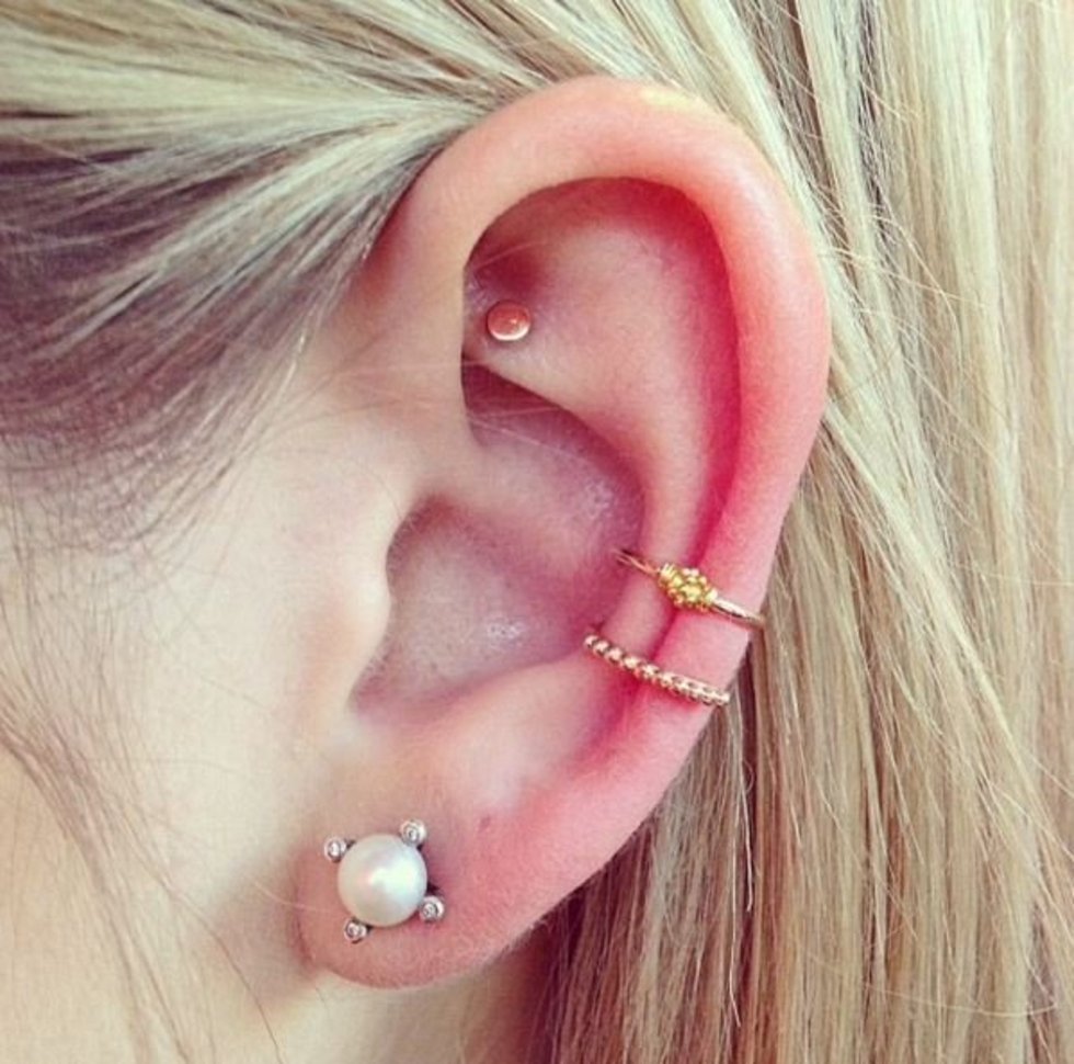 The 50 most unique multiple ear piercing ideas | Stylist