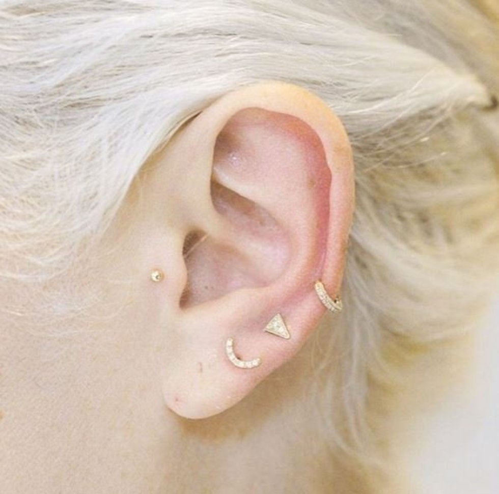 The 50 most unique multiple ear piercing ideas | Stylist