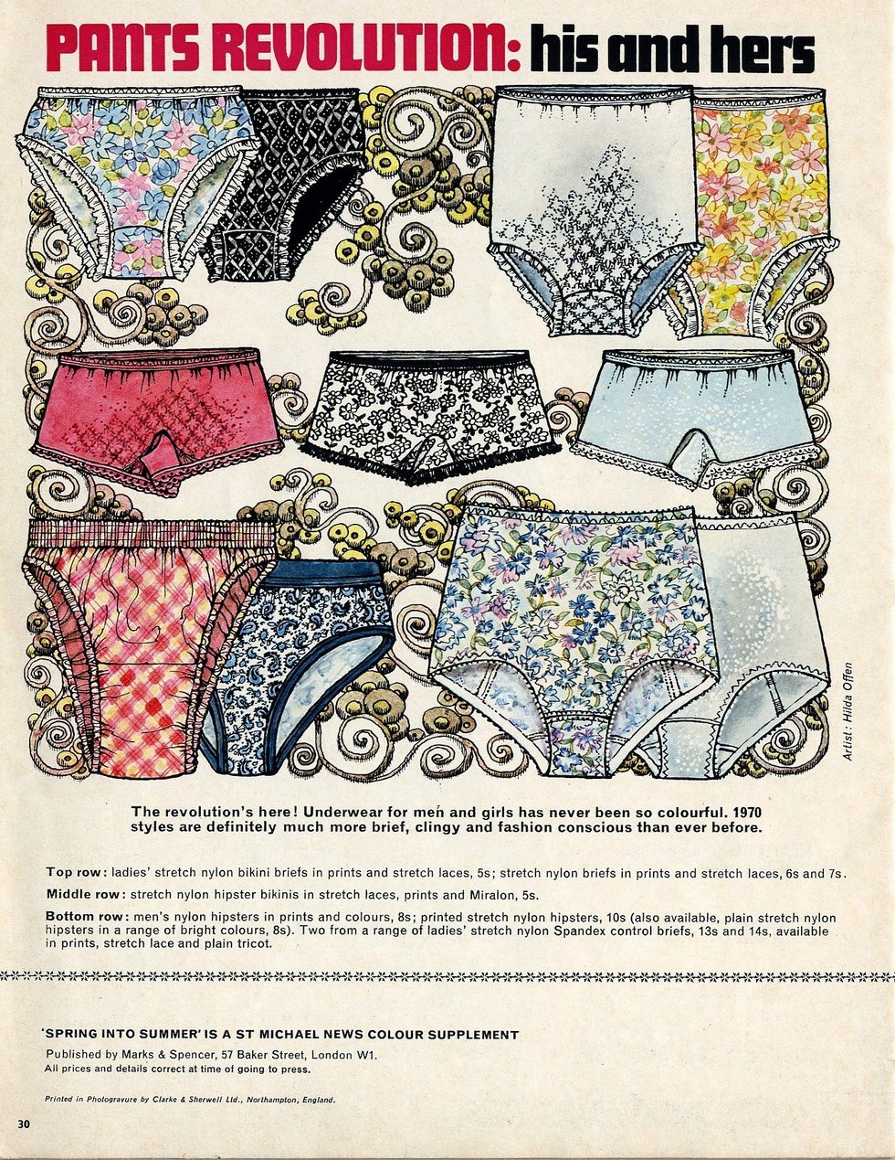 From girdles to supermodels: looking back at 90 years of M&S lingerie ...