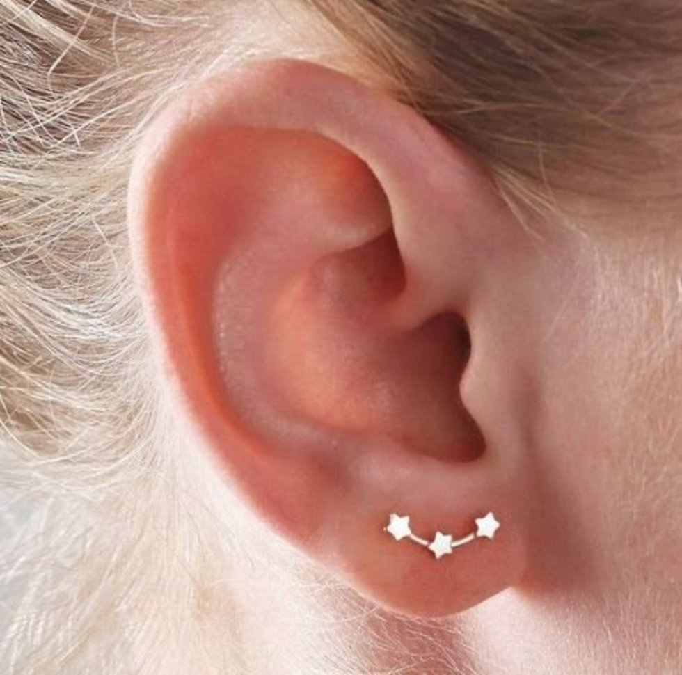 30 beautiful constellation and astronomy ear piercings, from cuffs to ...
